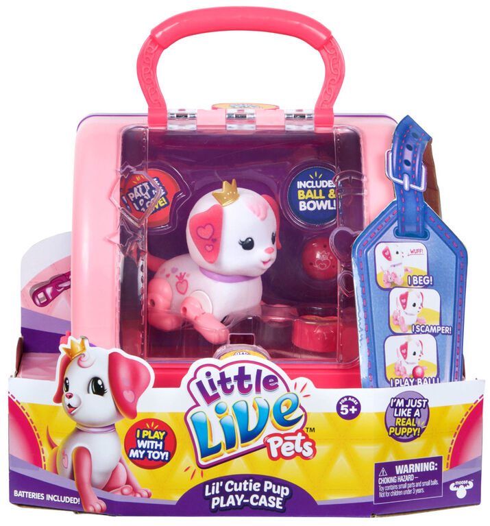 Little Live Pets - Chiot tout mignon avec Mallette - Rubi. | Toys R Us ...
