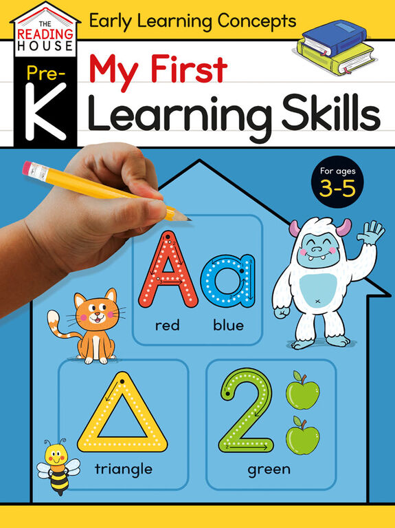 My First Learning Skills (Pre-K Early Learning Concepts Workbook ...