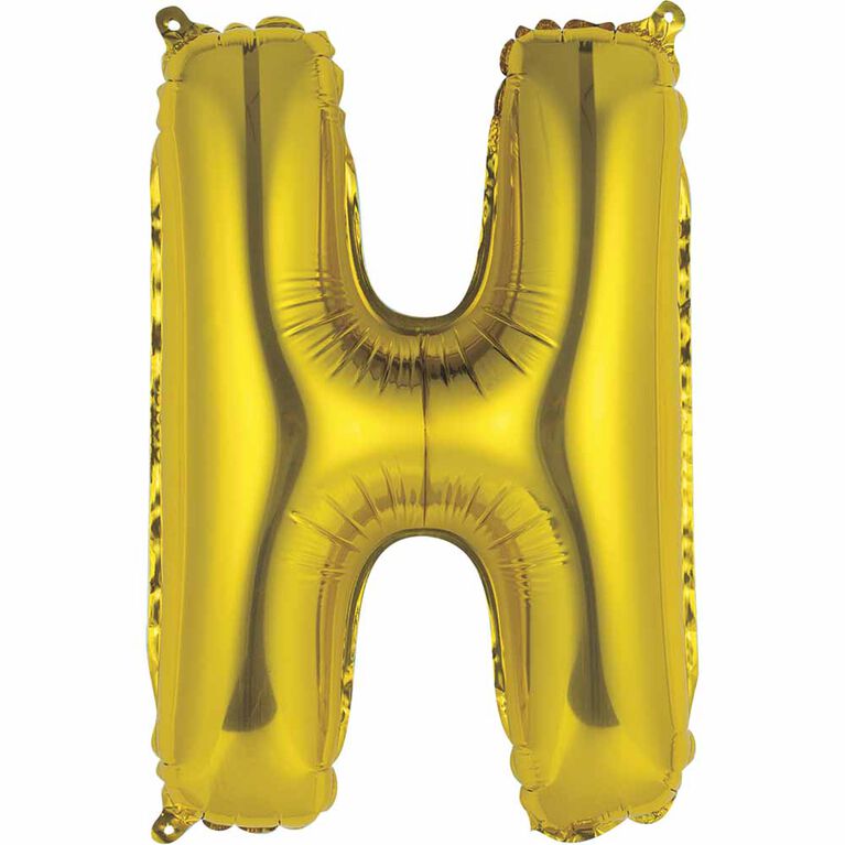 14" Gold Letter Balloons - H | Toys R Us Canada