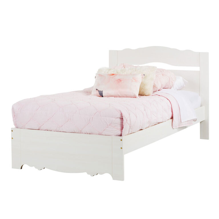 Lily Rose Complete Bed with Headboard- White Wash | Toys R Us Canada