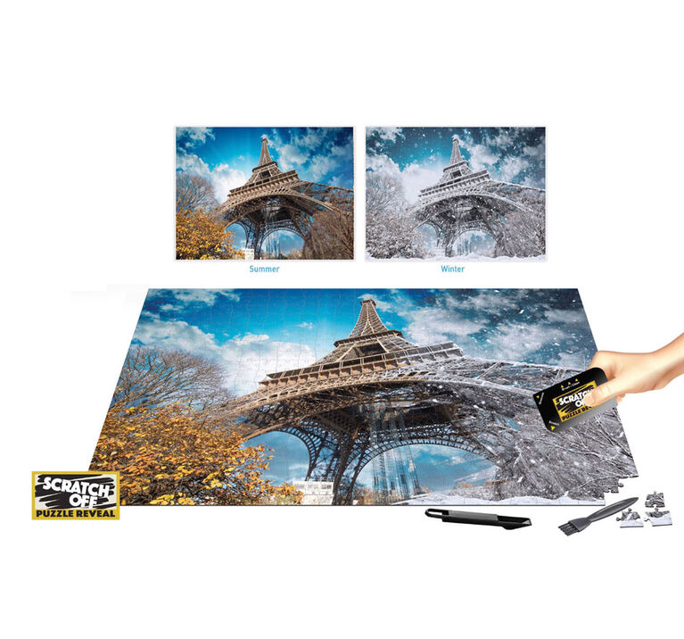 Scratch Off: Puzzles de la série été à hiver - Eiffel Tower (Paris ...