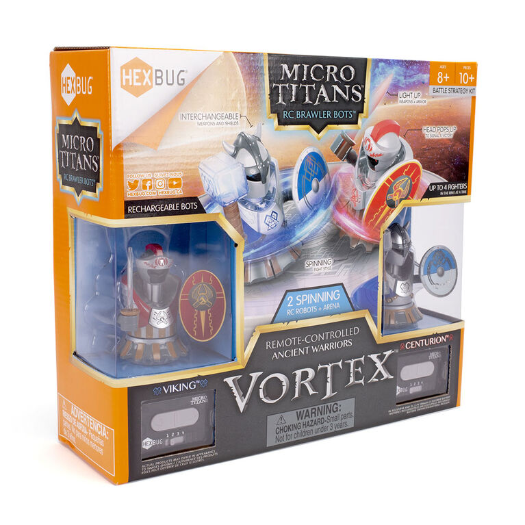 Hexbug Micro Titans Vortex Centurion Vs Viking | Toys R Us Canada