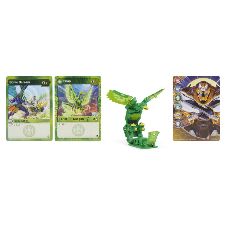 Bakugan Geogan, Talan, Geogan Rising, Figurine articulée et cartes à ...