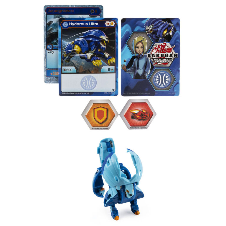 Bakugan Ultra, Hydorous, 3-inch Tall Armored Alliance Collectible ...