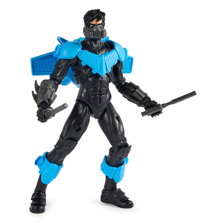 DC Comics, Batman Adventures, Nightwing Action Figure with 15 Armor ...