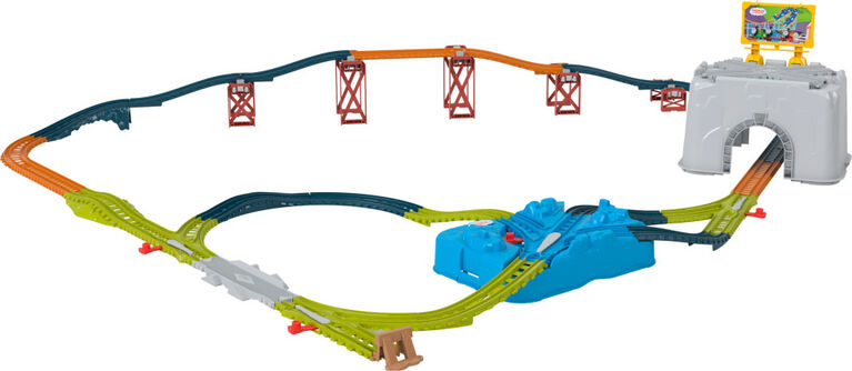 Thomas & Friends Train Tracks Set, Connect & Build Track Bucket, 34 ...