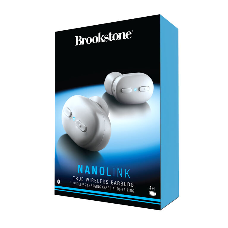 Brookstone NanoLink Earbuds w Case W - English Edition | Toys R Us Canada Brookstone NanoLink Earbuds w Case W - English Edition | Toys R Us Canada