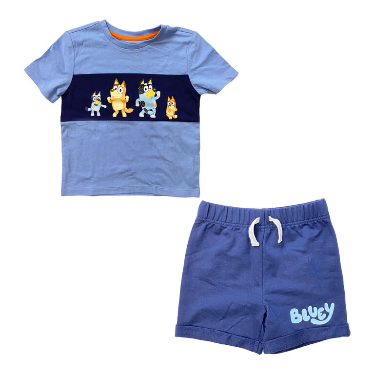 Bluey - Dance Group Short Set - Navy - Size 4T - Toys R Us Exclusive ...