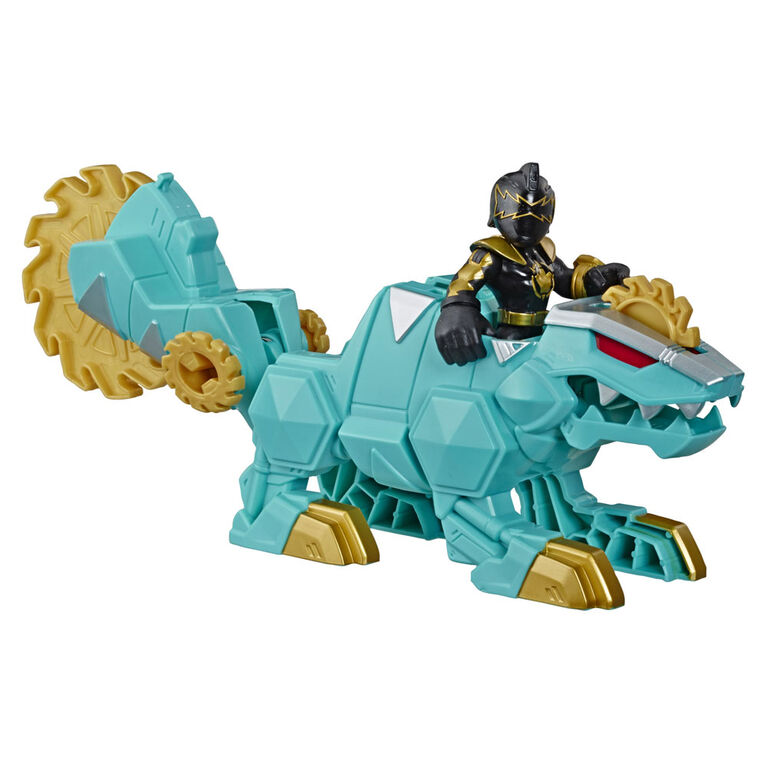 Playskool Heroes Power Rangers Black Ranger and Dimetrozord 2-pack ...