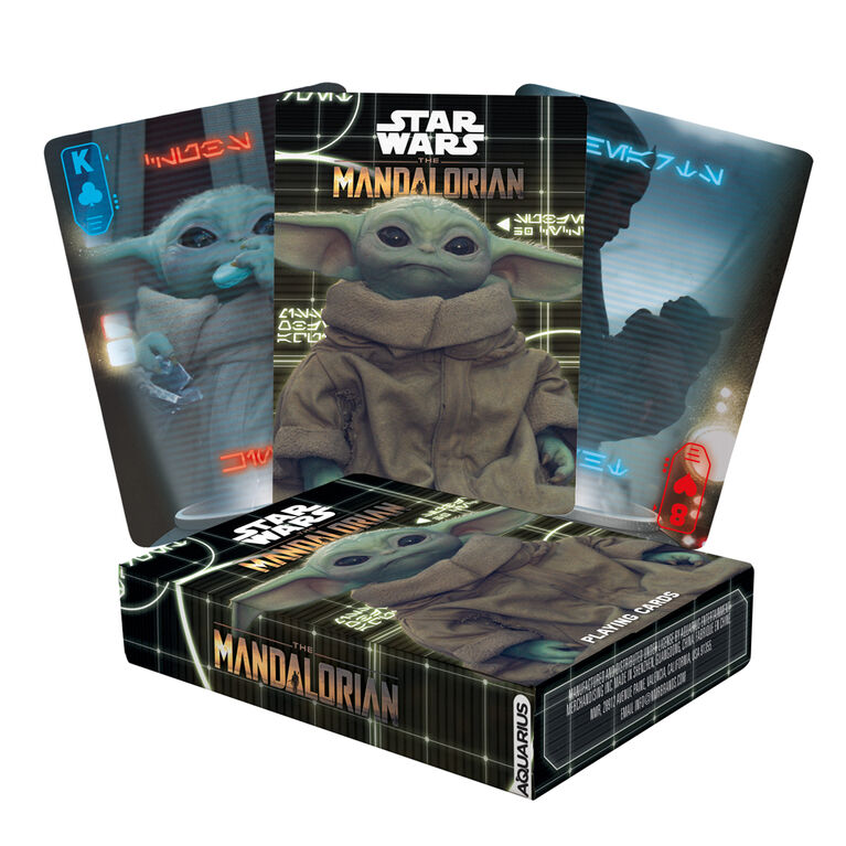 Star Wars The Mandalorian Grogu Playing Cards | Toys R Us Canada