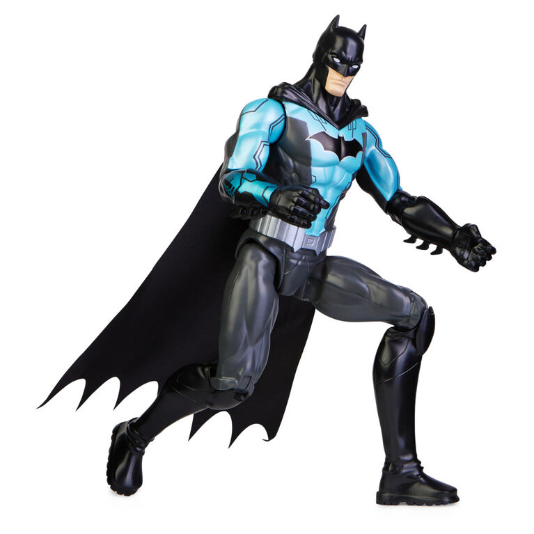 Batman 12-inch Bat-Tech Batman Action Figure (Black/Blue Suit) | Toys R ...