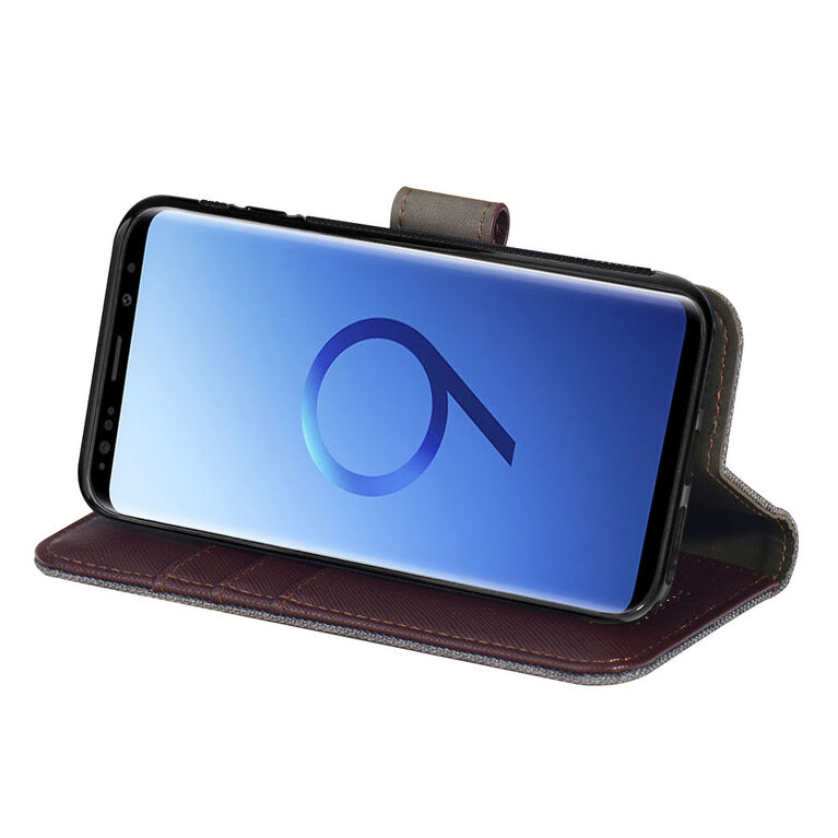 Blu Element 2 in 1 Folio Case for Samsung Galaxy S9+ Black/Brown ...