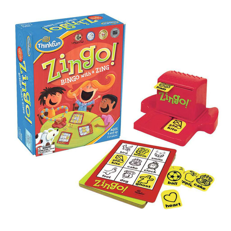 Thinkfun games - Zingo! Bingo with a Zing - Édition anglaise | Toys R ...