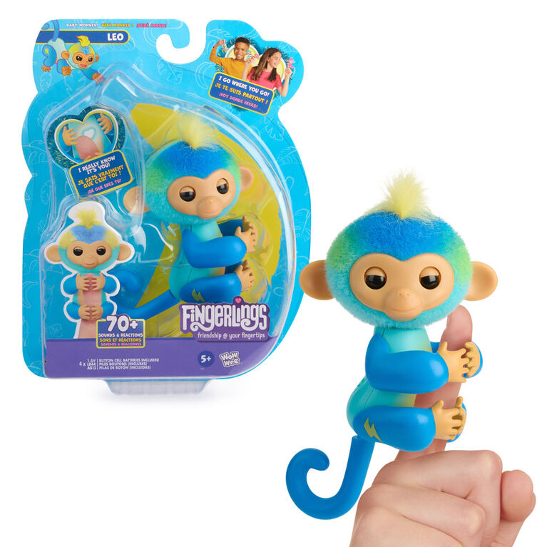 Fingerlings 2.0 Basic Singe Bleu - Lion | Toys R Us Canada