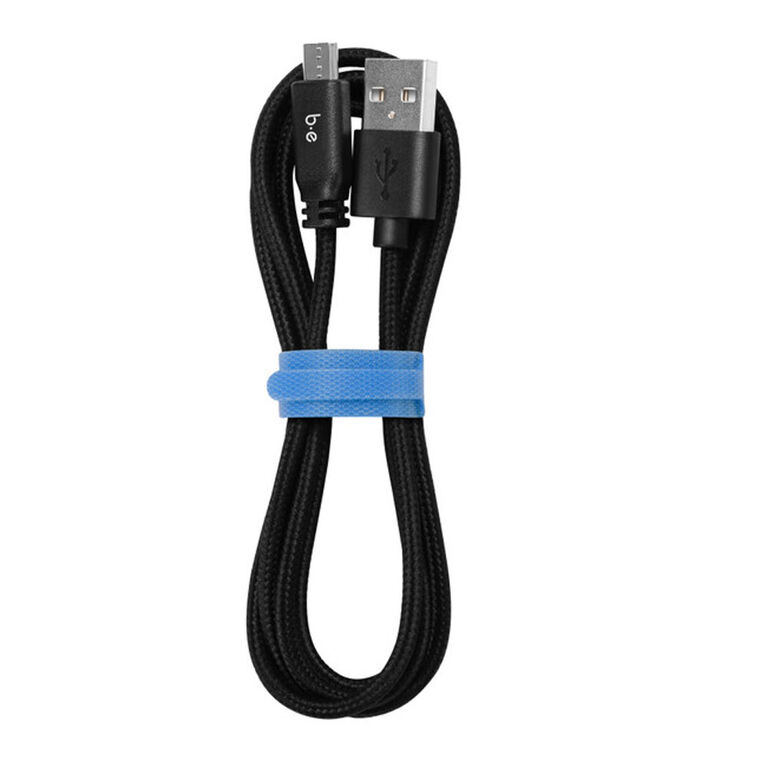 Blu Element Braided Micro USB Cable 6ft Black | Toys R Us Canada