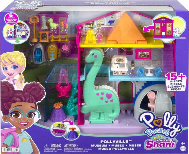 Polly Pocket Starring Shani Pollyville Mighty Museum Playset | Toys R ...