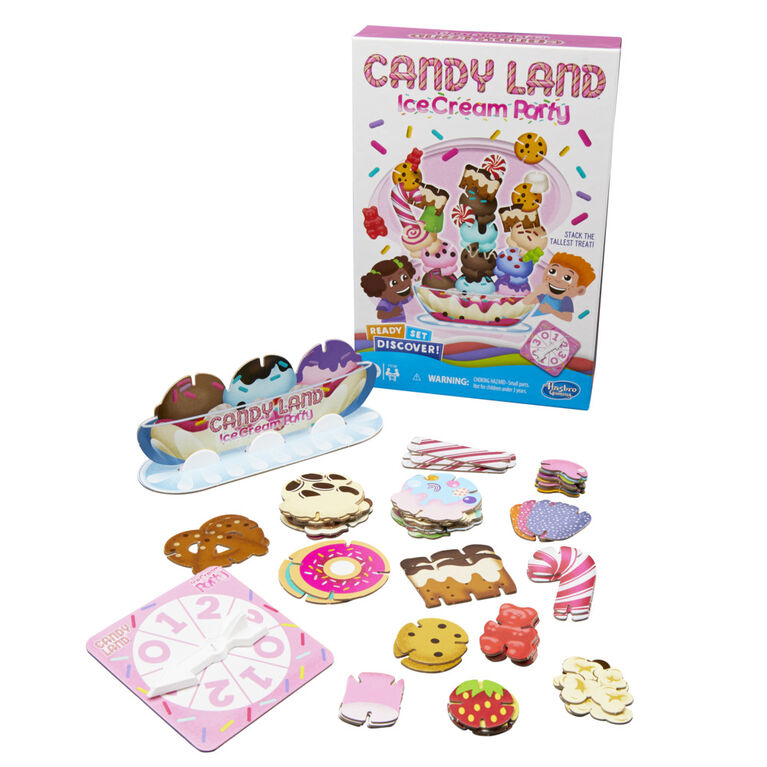 Ready Set Discover Candy Land Ice Cream Party Preschool Game - English ...