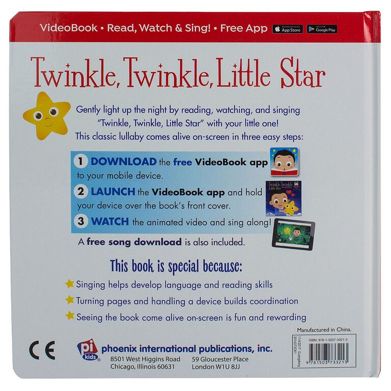 My First Video Book Twinkle Twinkle Augmented Reality Story Book | Toys ...