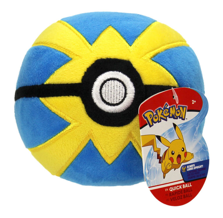 Pokémon 4" Pokeball Plush - Quick Ball | Toys R Us Canada