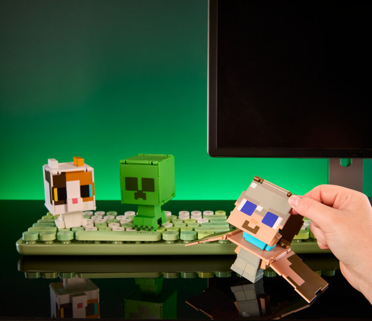 Minecraft Flippin' Figures Creeper and Charged Creeper | Toys R Us Canada