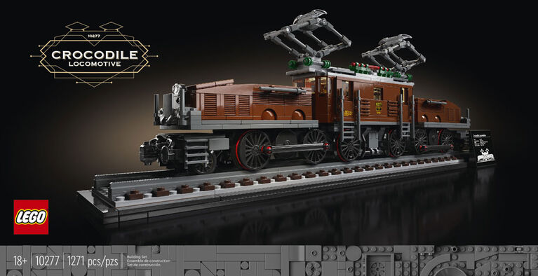 LEGO Creator Expert La locomotive crocodile 10277 (1271 pièces) | Toys ...