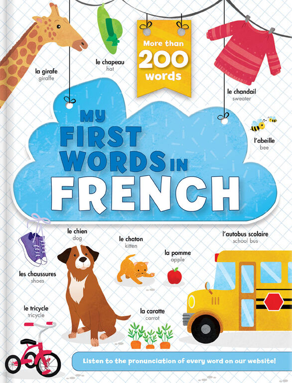 My First Words in French - Édition anglaise | Toys R Us Canada