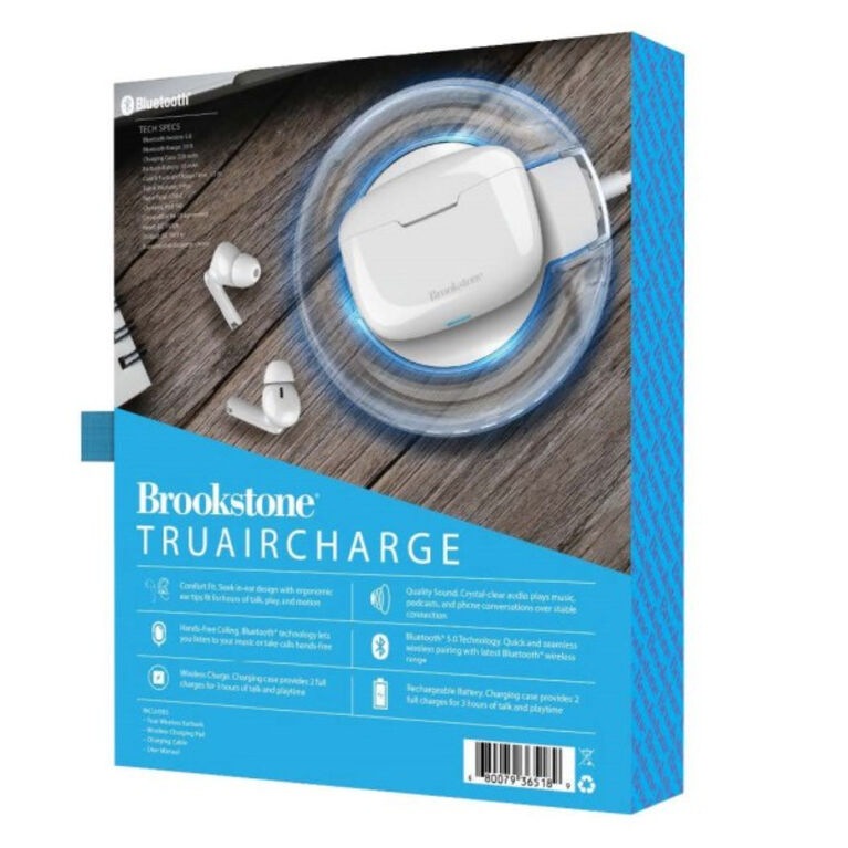 Brookstone Earbuds w WirelessCharging - English Edition | Toys R Us Canada