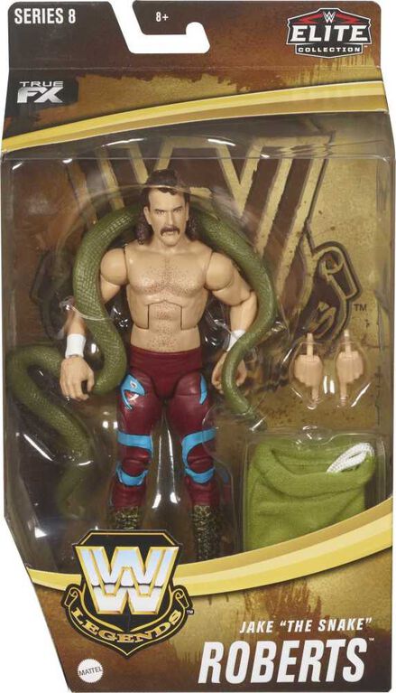 WWE Legends Jake "the Snake" Roberts Elite Collection Action Figure ...