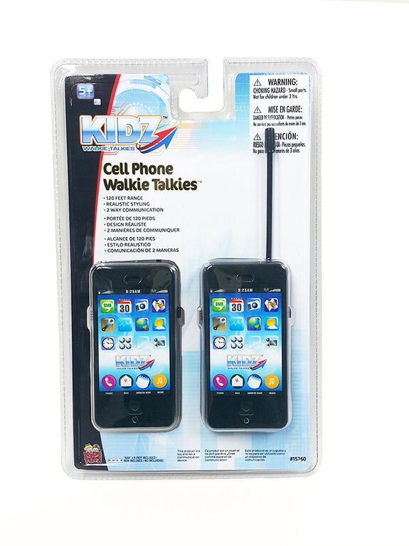 Kidz Black Cell Phone/Walkie Talkie | Toys R Us Canada