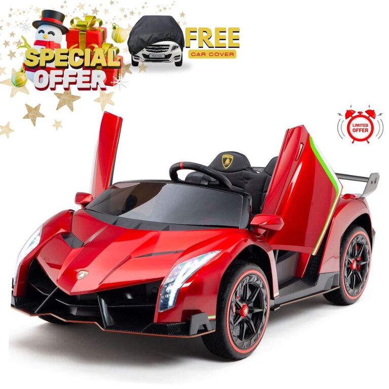 KidsVip 12V Lamborghini Veneno W/RC- Red | Toys R Us Canada