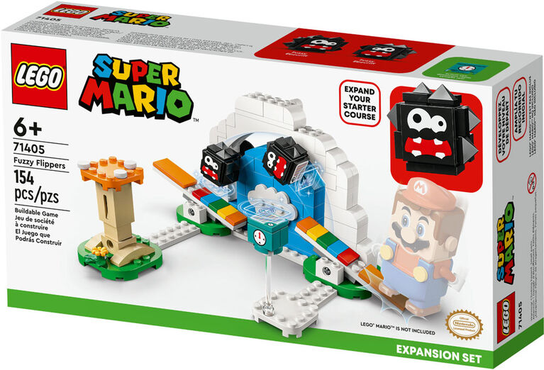 LEGO Super Mario Fuzzy Flippers Expansion Set 71405 Building Kit (154 ...