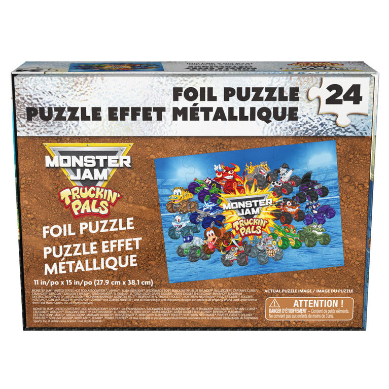 Monster Jam 24-Piece Foil Puzzle | Toys R Us Canada