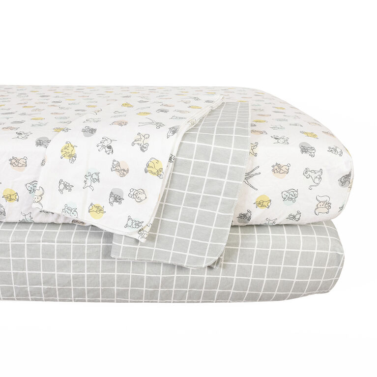 Disney Multi Character, Natures Beginnings, 4-Piece Cozy Nursery Bundle ...