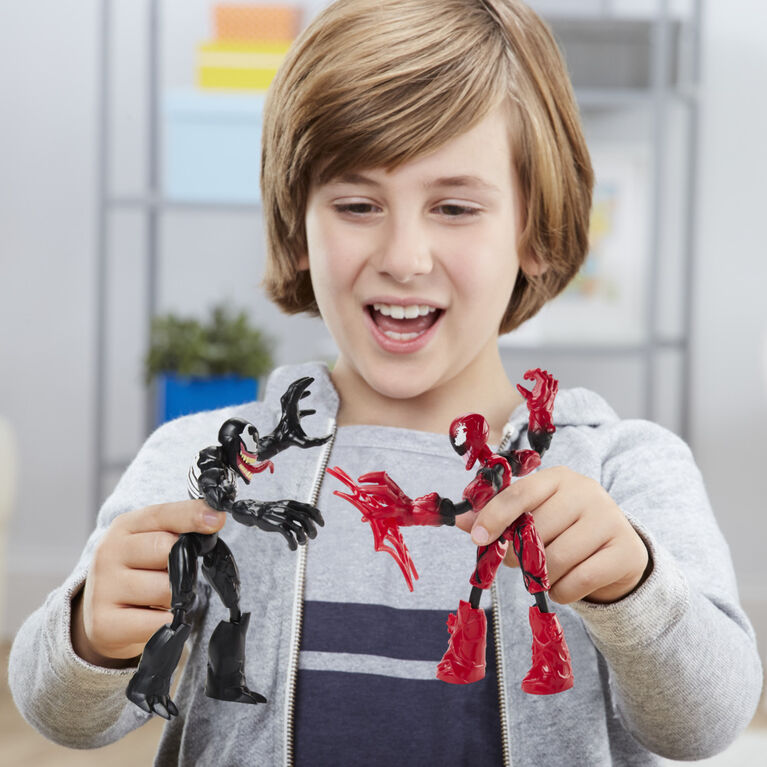 Marvel Spider-Man Bend and Flex Venom Vs. Carnage Action Figure | Toys ...