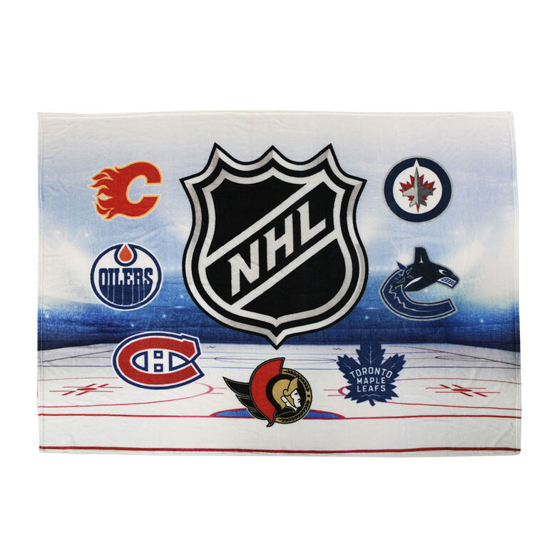NHL Multi Team Arena Blanket, 66" x 90" | Toys R Us Canada