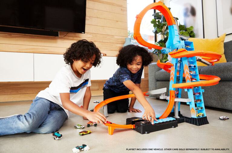 Hot Wheels Sky Crash Tower Track Set | Toys R Us Canada