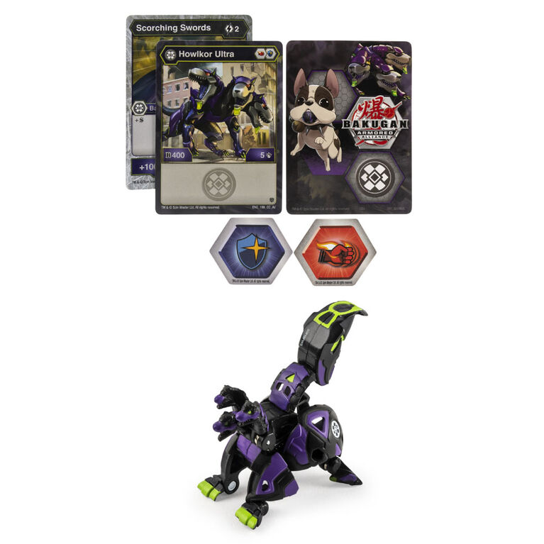 Bakugan Ultra, Howlkor, 3-inch Tall Armored Alliance Collectible Action ...