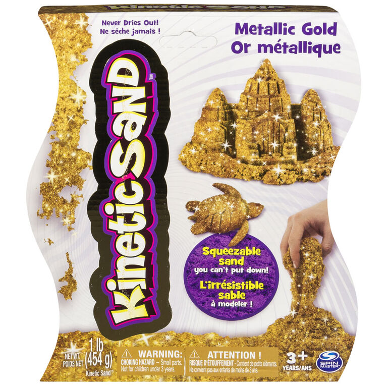 Kinetic Sand 1lb Metallic Gold 2nd Edition | Toys R Us Canada