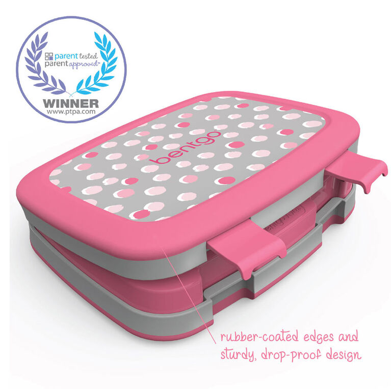 Bentgo Kids Prints Leak-Proof, 5-Compartment Bento-Style Kids Lunch Box ...