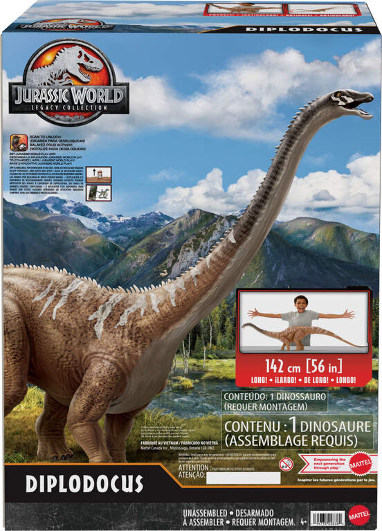 Jurassic World Legacy Collection Diplodocus Large Dinosaur Figure ...