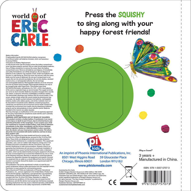 1 Button Squishy Book Eric Carle - English Edition | Toys R Us Canada