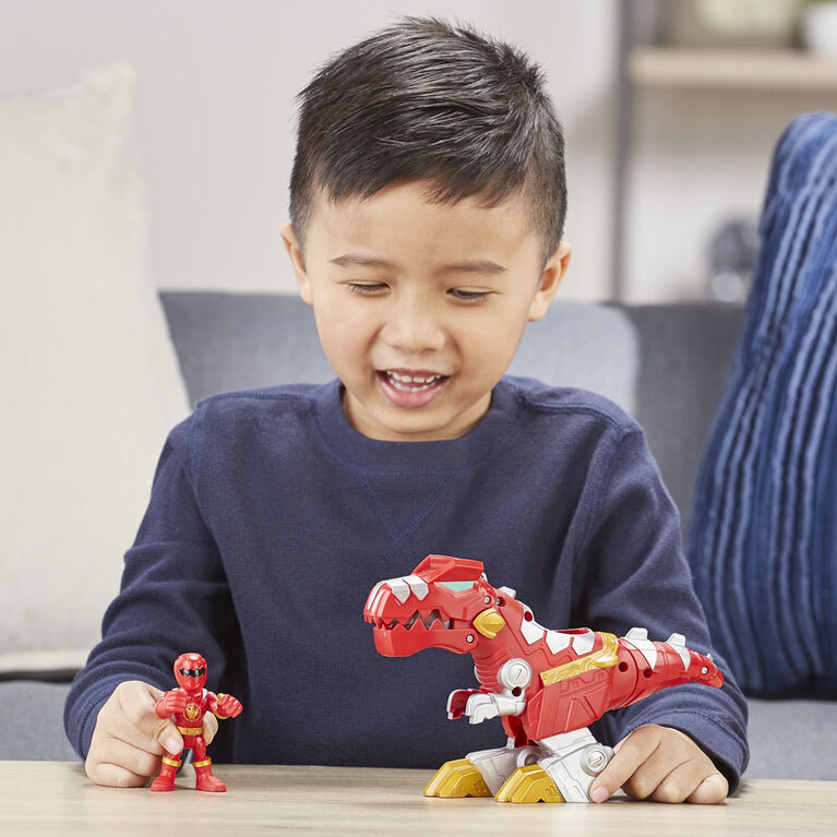 Playskool Heroes Power Rangers Red Ranger and T-Rex Zord 2-pack | Toys ...