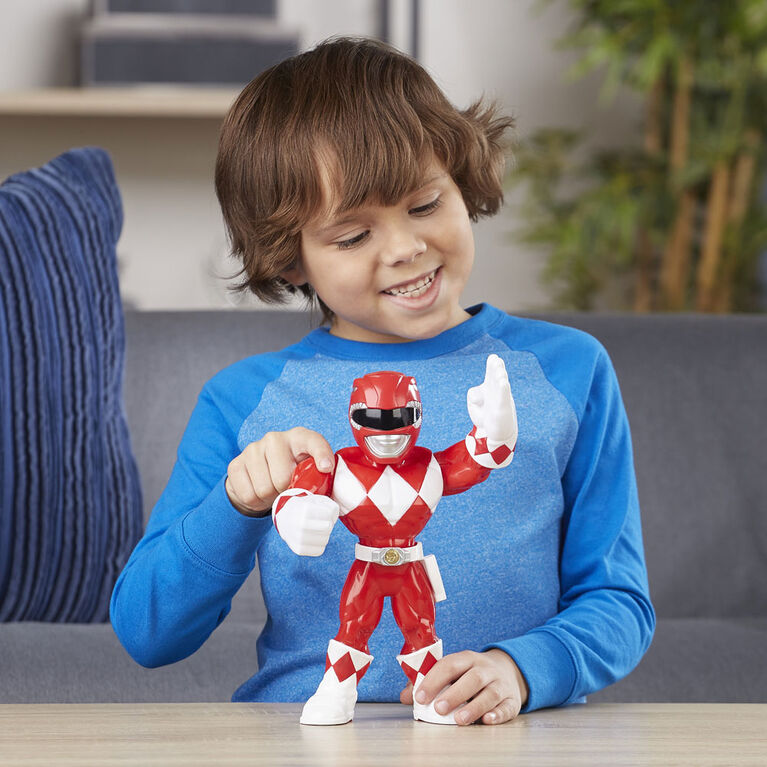 Playskool Heroes Mega Mighties Power Rangers Red Ranger 10-inch Figure ...