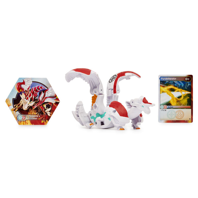Bakugan Deka, Fused Pegatrix x Gillator, Jumbo Collectible Transforming ...