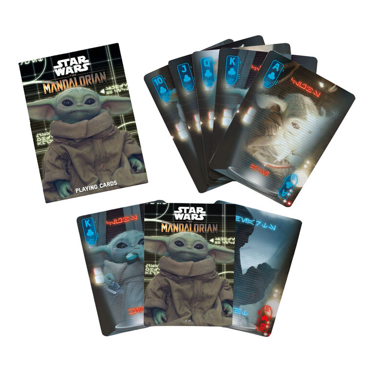 Star Wars The Mandalorian Grogu Playing Cards | Toys R Us Canada