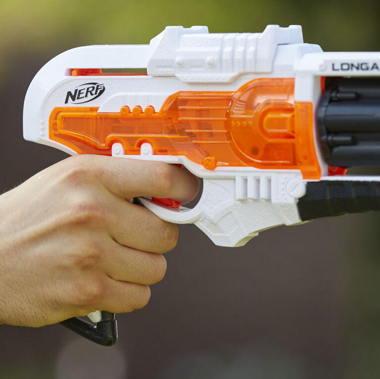 Longarm Nerf Doomlands Toy Blaster with Flip-Open Drum - R Exclusive ...