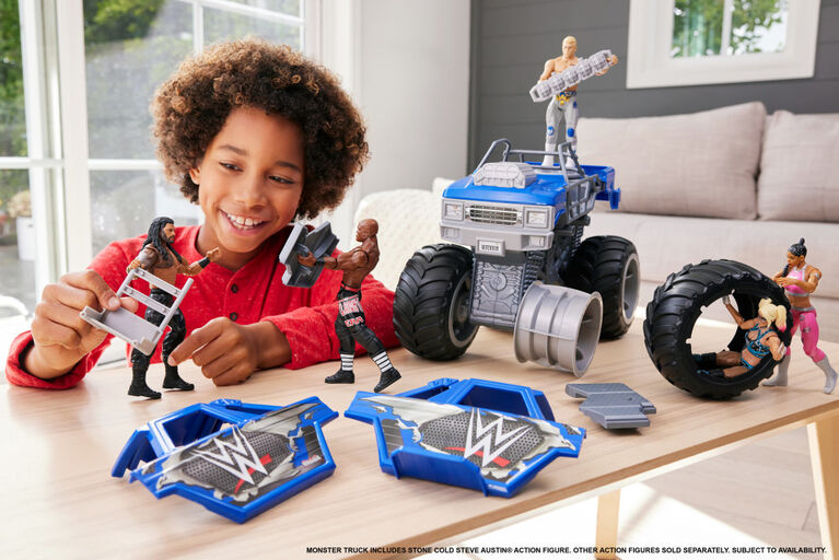 WWE Vehicle Wrekkin Slam Crusher Monster Truck | Toys R Us Canada
