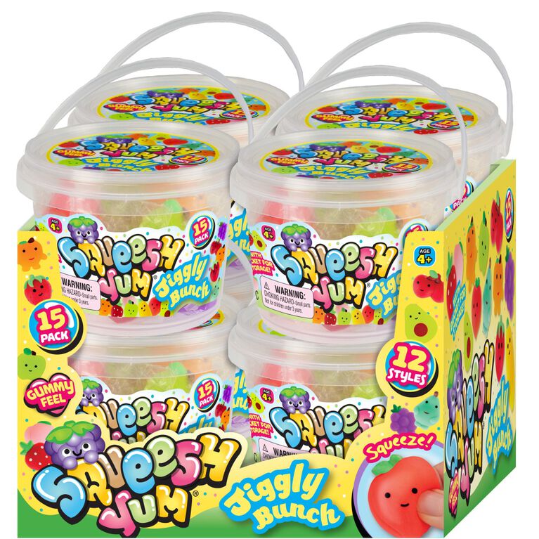 Squeesh Yum Jiggly Bunch Fruits Bucket - English Edition | Toys R Us Canada