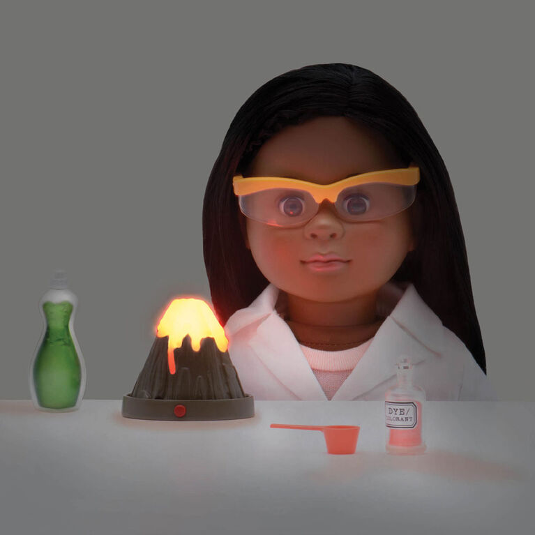 Our Generation, Lab Class, Science Volcano Set for 18-inch Dolls | Toys ...