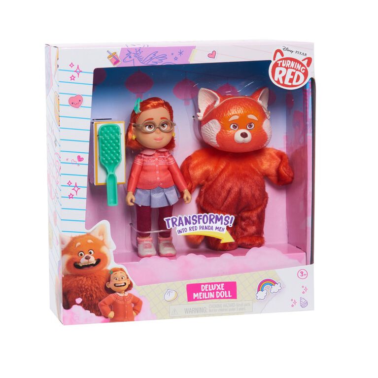 Disney and Pixar Turning Red Deluxe Meilin 6-inch Doll with Panda ...